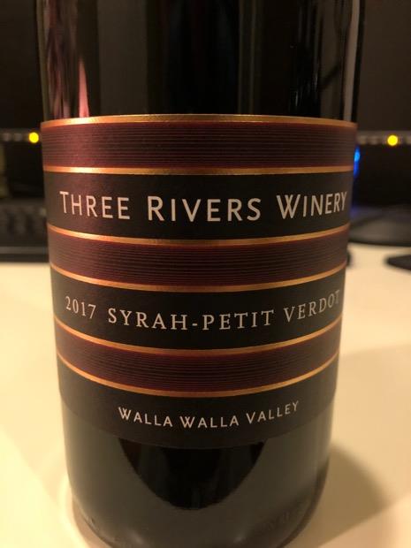 2017 Three Rivers Winery Syrah Walla Walla Valley, USA, Washington ...