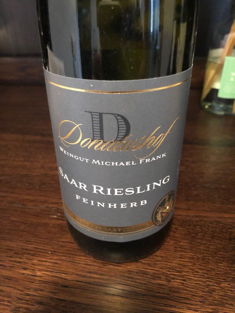 2018 Michael Frank Riesling Saar feinherb, Germany, Mosel Saar Ruwer ...