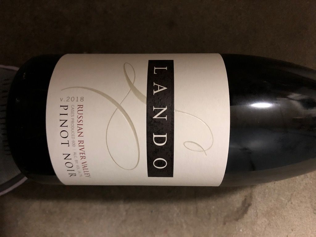 2018 Lando Wines Pinot Noir Sonoma Coast, USA, California, Sonoma ...