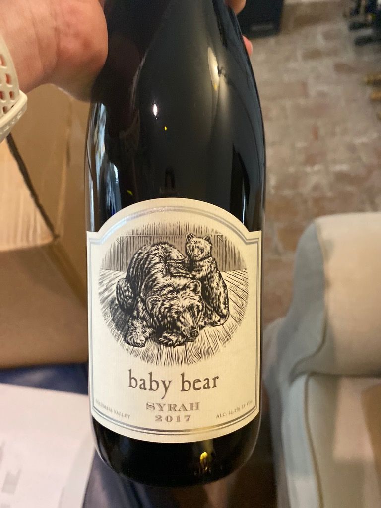 2017 Pursued by Bear Syrah Baby Bear, USA, Washington, Columbia Valley ...