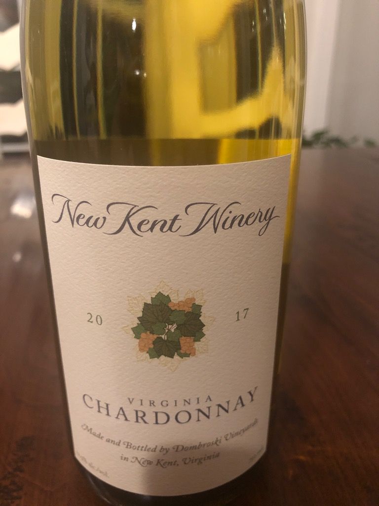 2019 New Kent Winery Chardonnay, USA, Virginia - CellarTracker