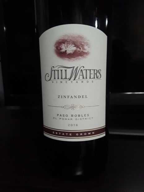 2019 Still Waters Vineyards Zinfandel Estate Grown, USA, California ...