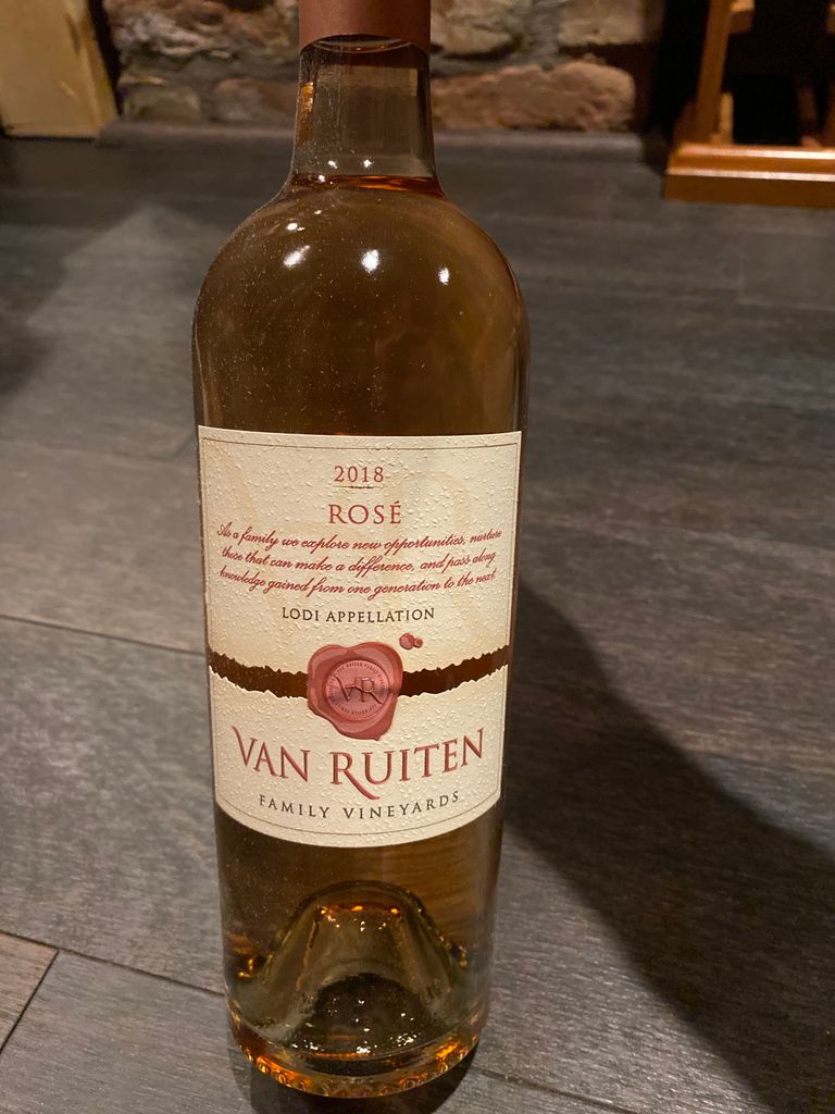 2017 Van Ruiten Rosé, USA, California, Central Valley, Lodi - CellarTracker