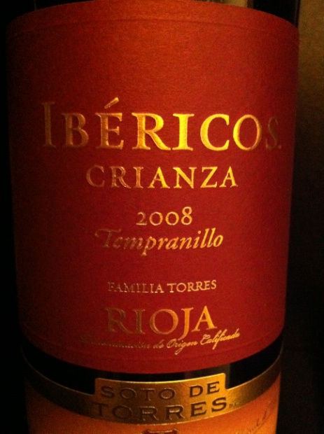 2008 Soto de Torres Rioja Ibéricos Crianza, Spain, La Rioja, Rioja ...