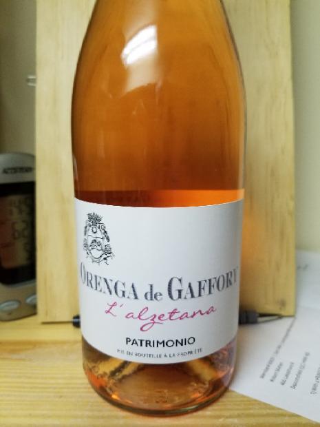 2017 Orenga de Gaffory Patrimonio Rosé L'Alzetana, France, Corsica ...