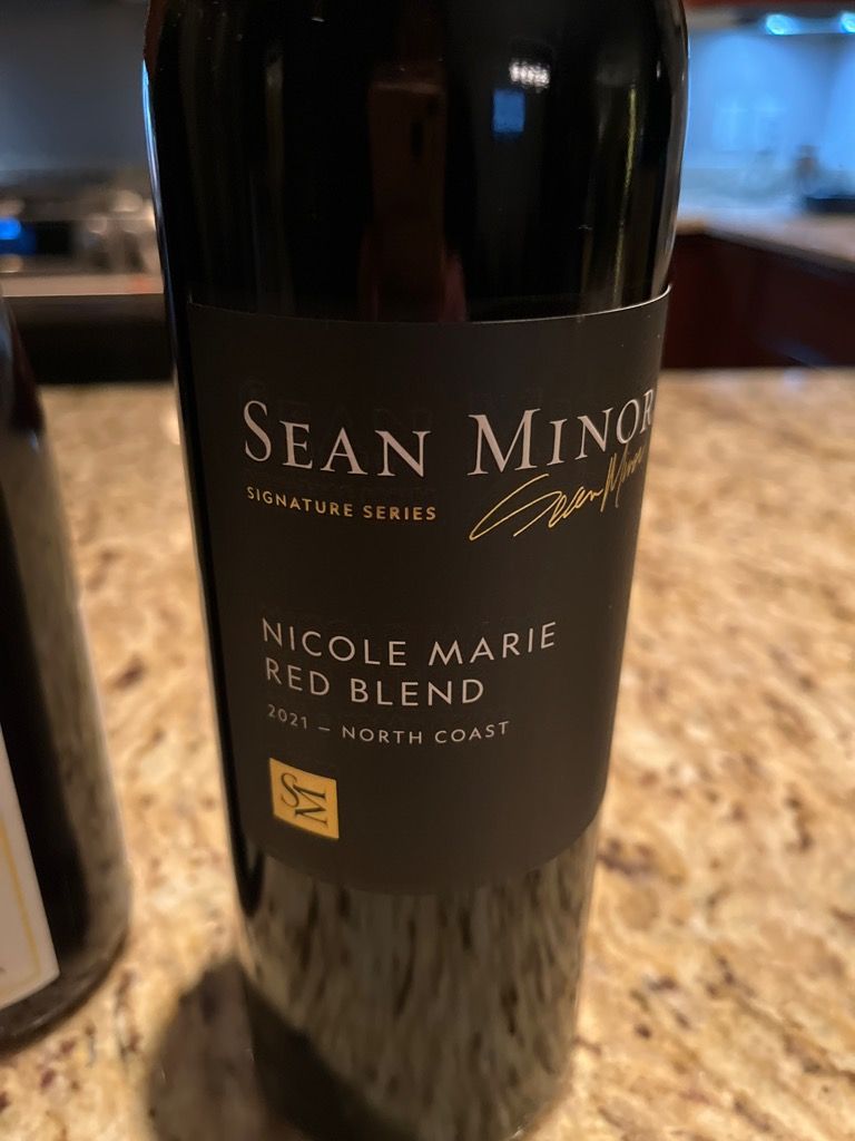 2021 Sean Minor Nicole Marie, USA, California, North Coast - CellarTracker