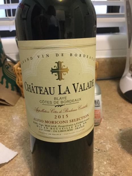 2015 Château La Valade, France, Bordeaux, Blaye Côtes de Bordeaux ...