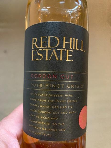 2015 Red Hill Estate Pinot Grigio Cordon Cut, Australia, Victoria, Port ...