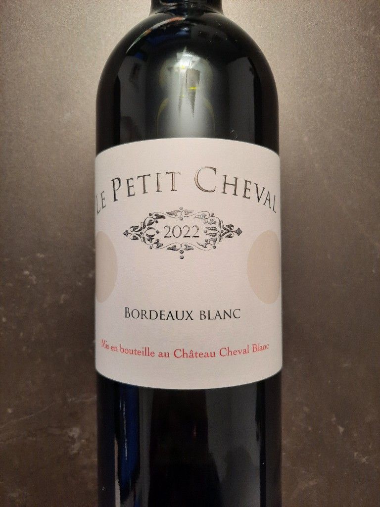 2023 Château Cheval Blanc Le Petit Cheval Bordeaux Blanc, France ...