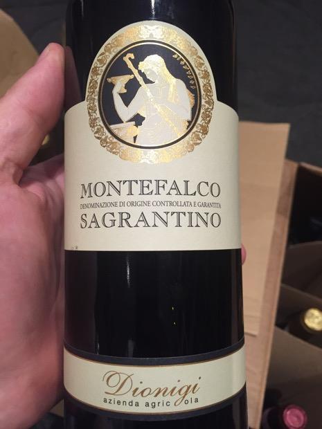 2006 Dionigi Montefalco Sagrantino, Italy, Umbria, Montefalco ...