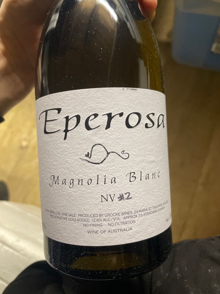 2022 Eperosa Sémillon Magnolia Blanc, Australia, South Australia ...