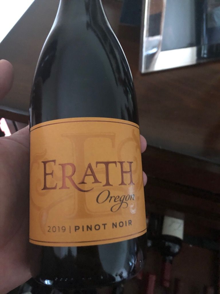 2019 Erath Pinot Noir Bishop Creek, USA, Oregon, Willamette Valley ...