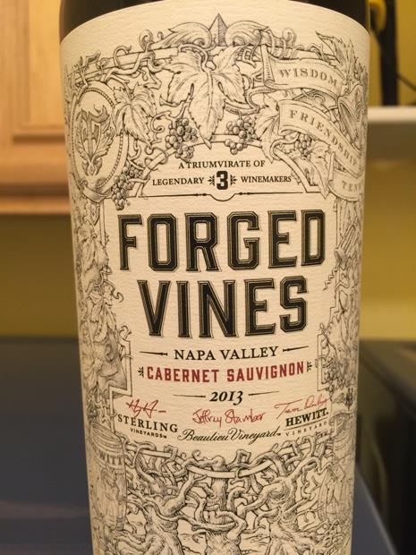 2013 Forged Vines Cabernet Sauvignon, USA, California, North Coast ...