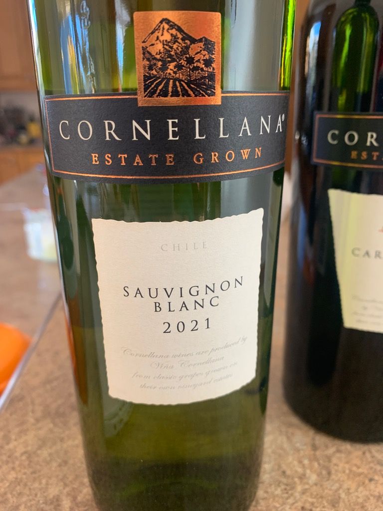 2023 Cornellana Sauvignon Blanc, Chile, Rapel Valley, Cachapoal Valley ...