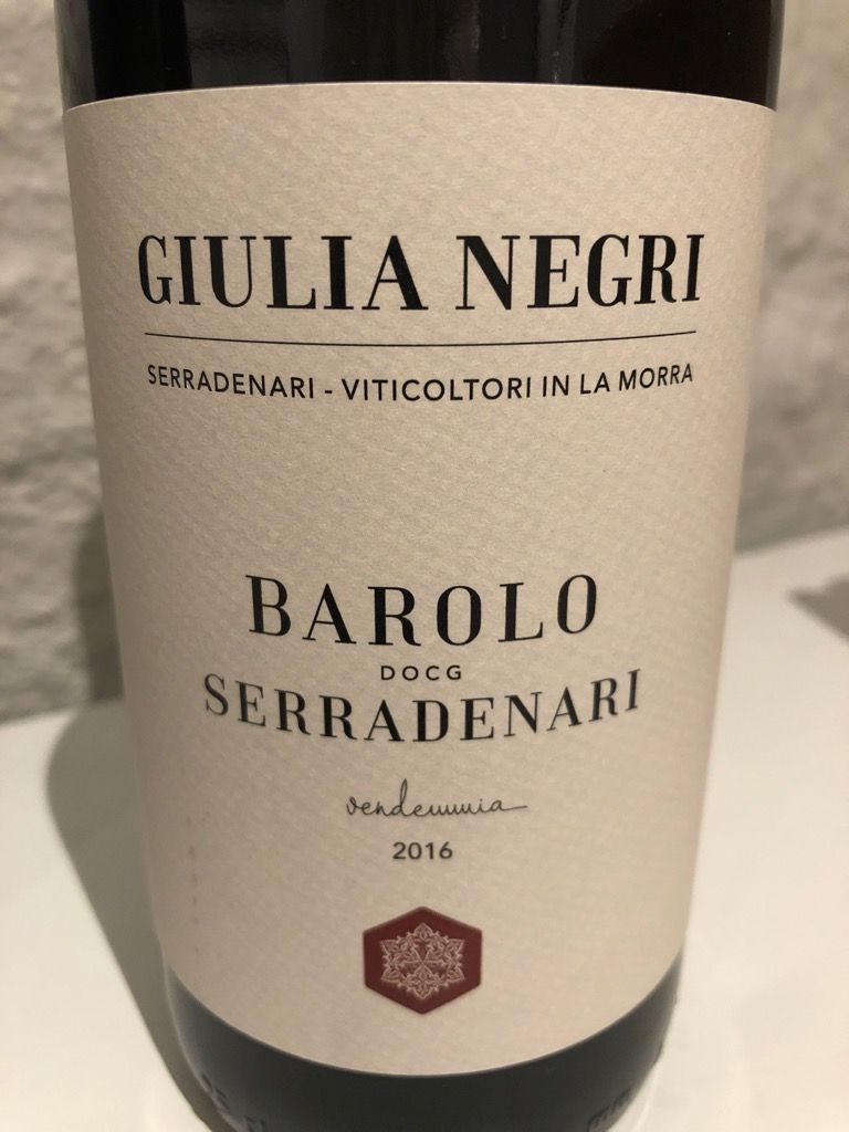 2016 Giulia Negri Barolo Serradenari, Italy, Piedmont, Langhe, Barolo ...