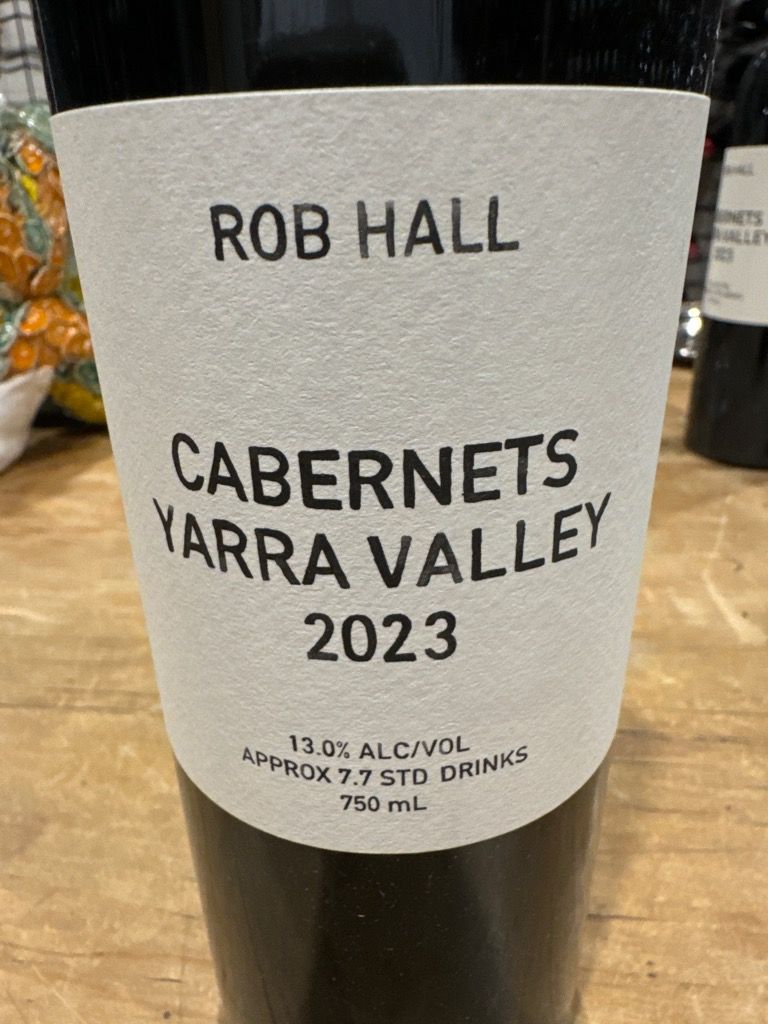 2025 Rob Hall Wines Cabernets, Australia, Victoria, Port Phillip, Yarra ...