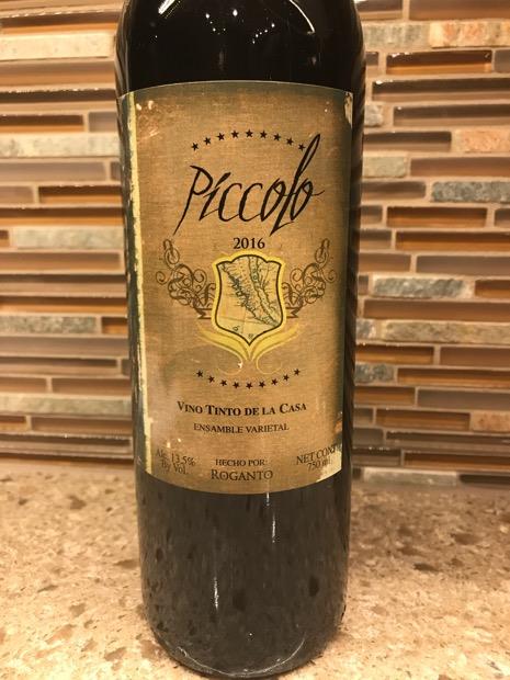 2016 Roganto Piccolo, Mexico, Baja California, Ensenada - CellarTracker