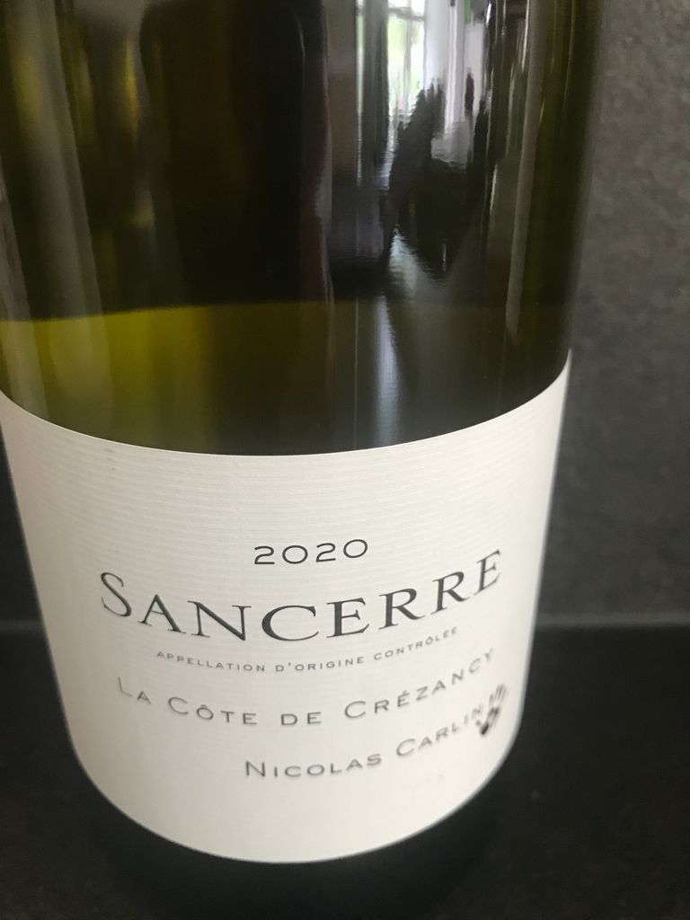 2023 Nicolas Carlin Sancerre La Côte de Crézancy, France, Loire Valley ...