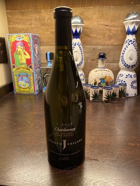 2018 Joseph Cellars Chardonnay Limited Edition Release St. Helena, USA ...