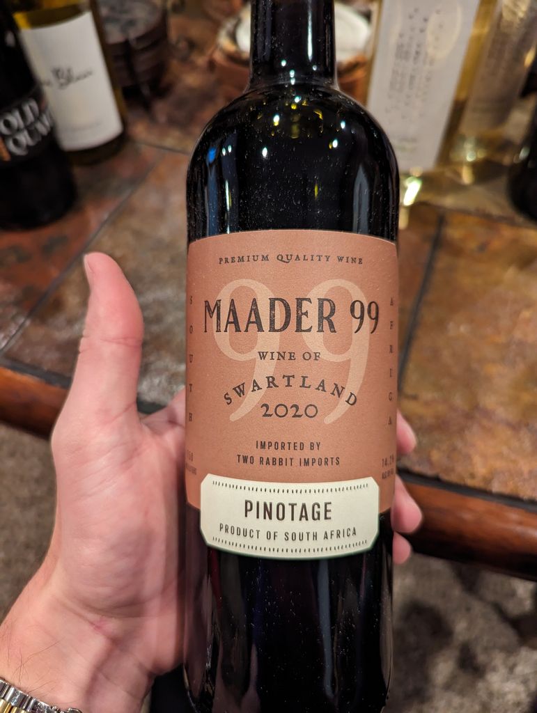2020 Maader 99 Pinotage, South Africa, Coastal Region, Swartland ...