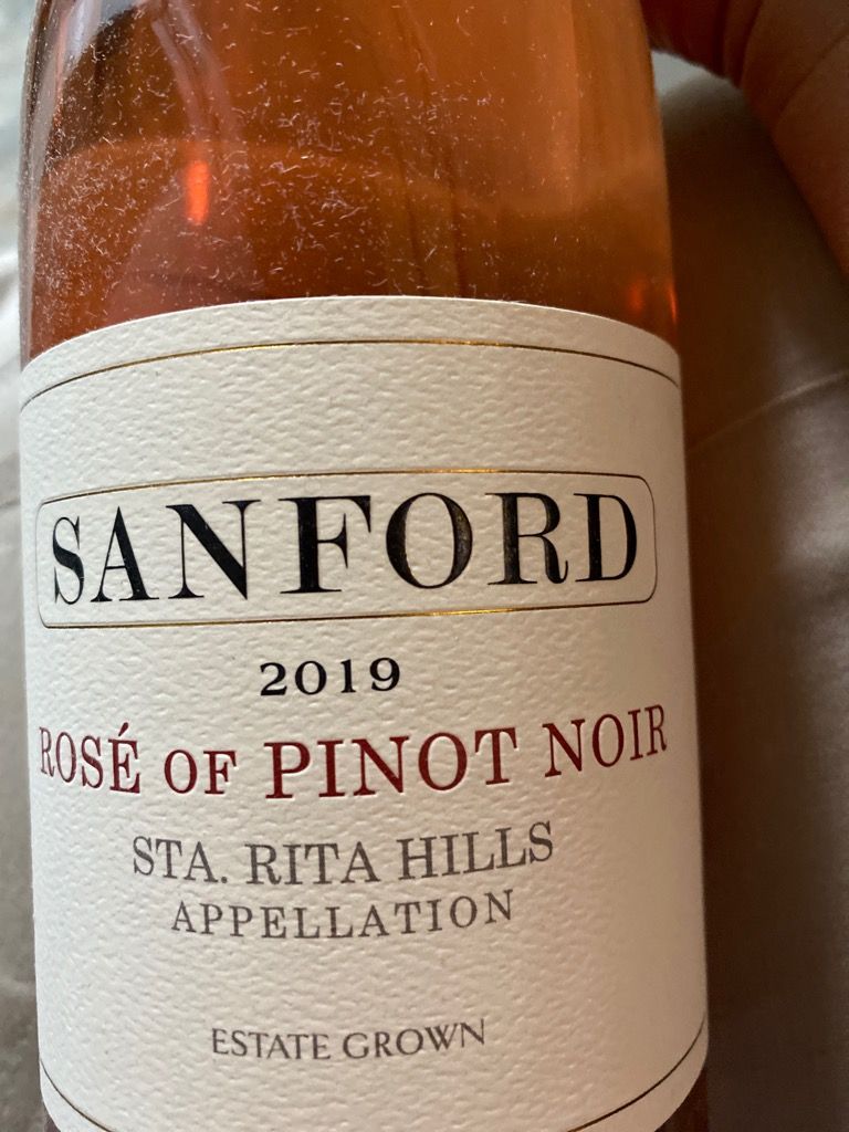 2019 Sanford Rosé of Pinot Noir, USA, California, Central Coast, Sta ...