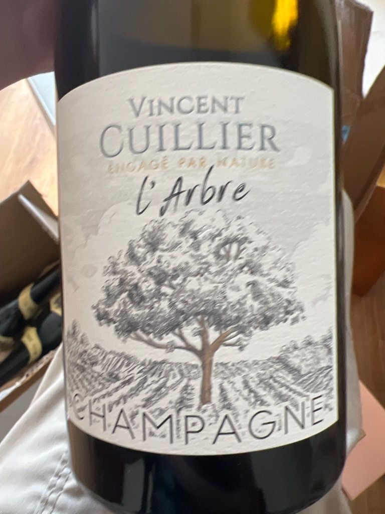 2018 Vincent Cuillier L'Arbre Blanc de Noirs Brut Nature, France ...