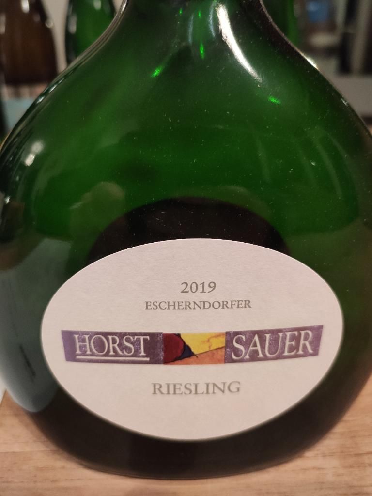 2022 Horst Sauer Riesling Escherndorfer, Germany, Franken - CellarTracker