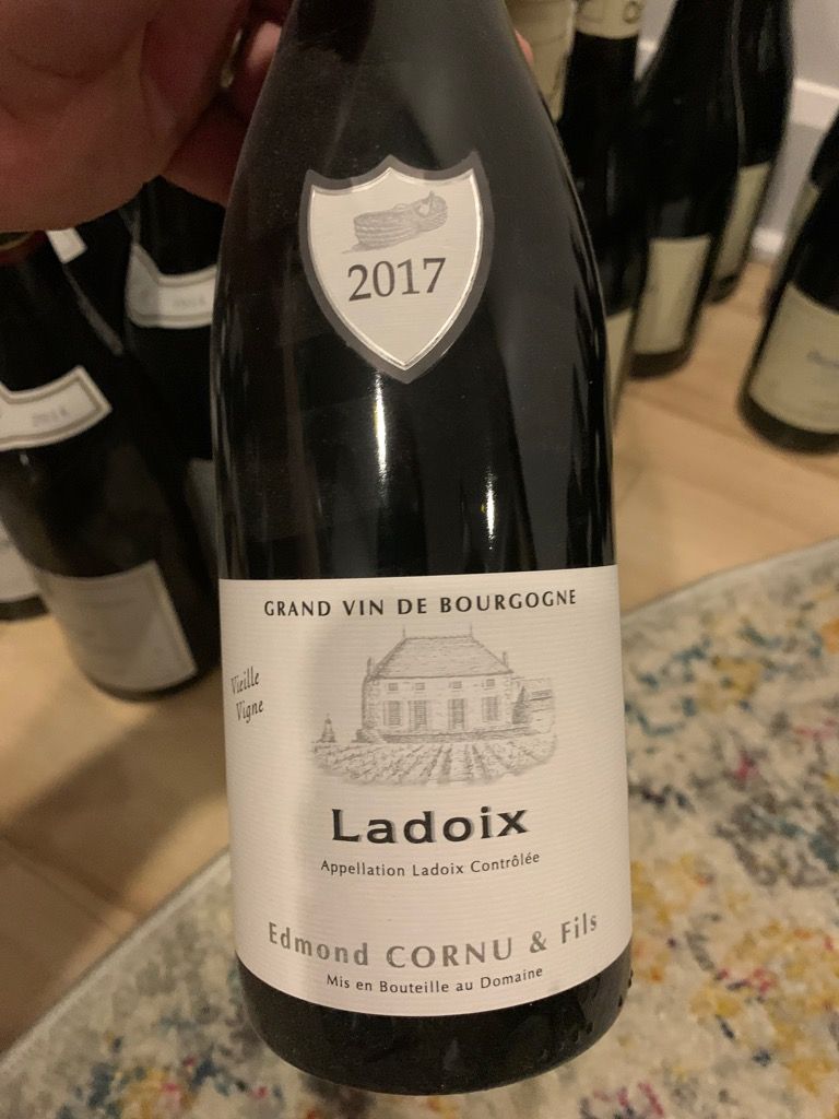 2017 Edmond Cornu & Fils Ladoix Vieilles Vignes, France, Burgundy, Côte ...