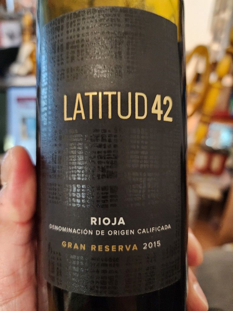 2015 Latitud 42 Rioja Gran Reserva, Spain, La Rioja, Rioja - CellarTracker