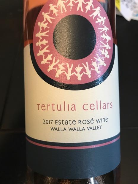 2017 Tertulia Cellars Rosé Riviera Gallets Estate Vineyard, USA ...
