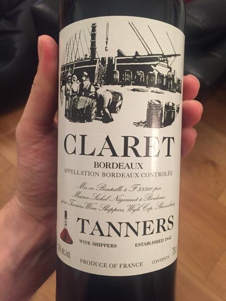 2012 Tanners Super Claret, France, Bordeaux, Médoc, Haut-Médoc ...
