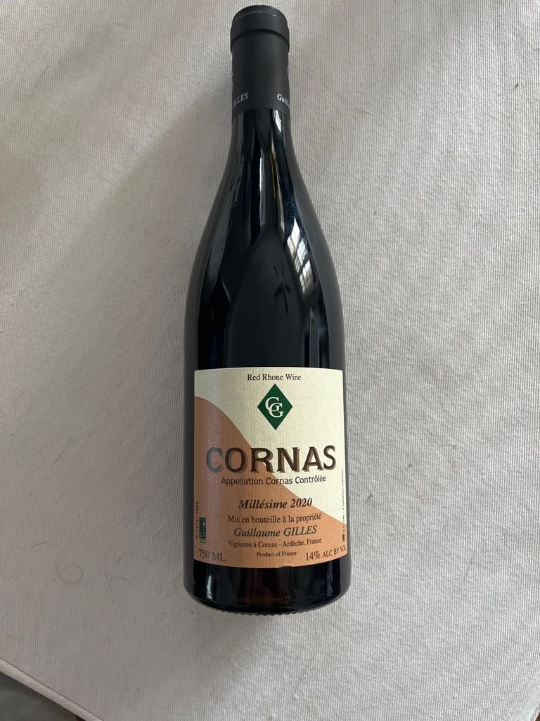 2021 Guillaume Gilles Cornas Nouvelle R Les Rieux, France, Rhône ...