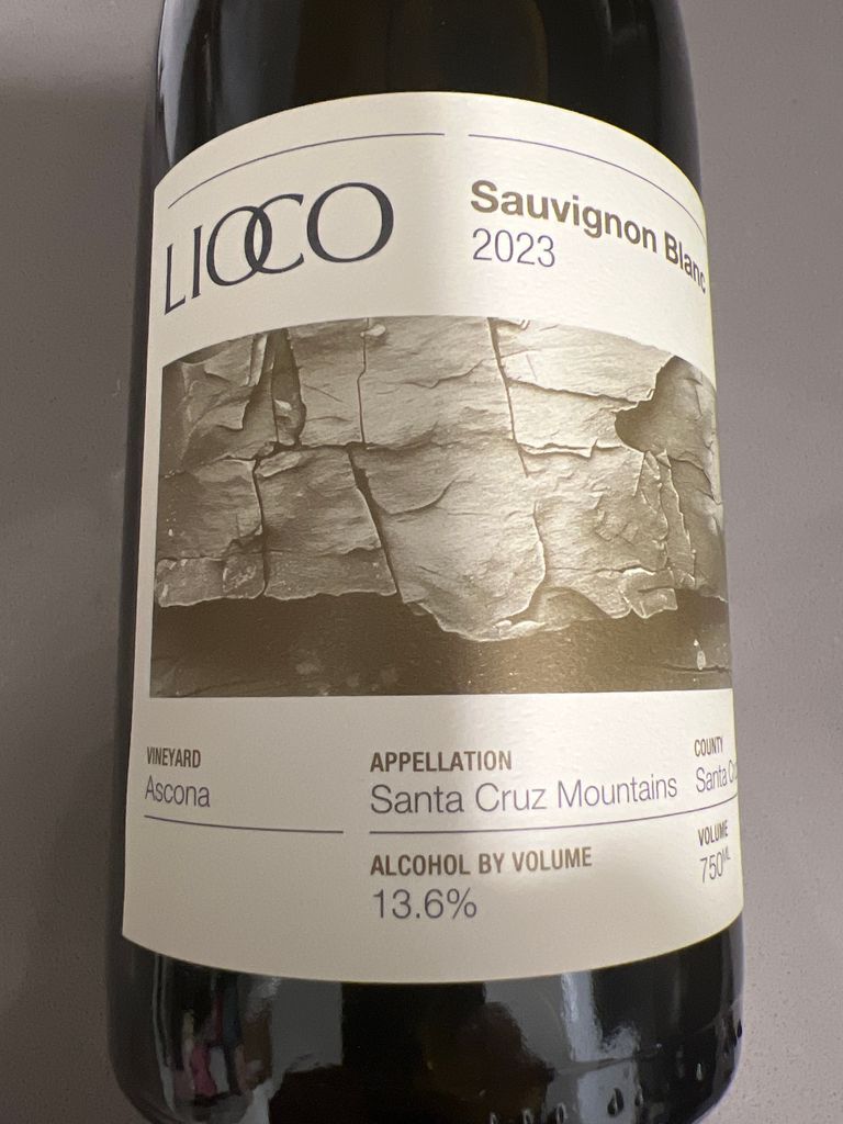 2023 Lioco Sauvignon Blanc Ascona, USA, California, Santa Cruz ...