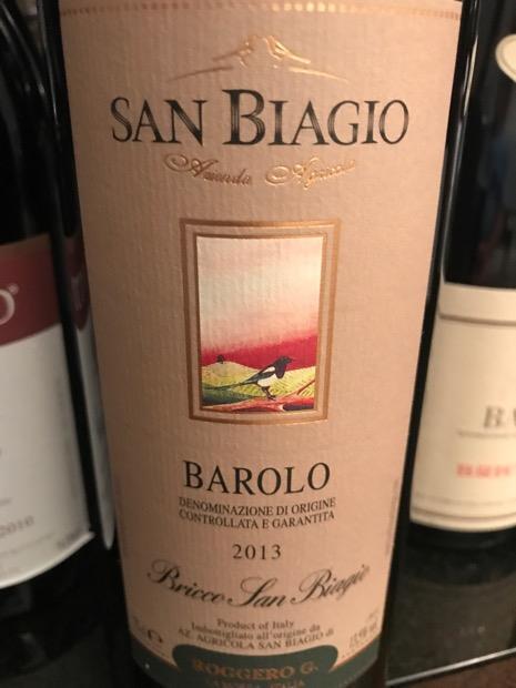 2013 San Biagio Barolo Bricco San Biagio, Italy, Piedmont, Langhe ...