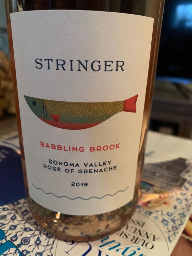 2021 Stringer Cellars Babbling Brook Rosé of Grenache, USA, California ...