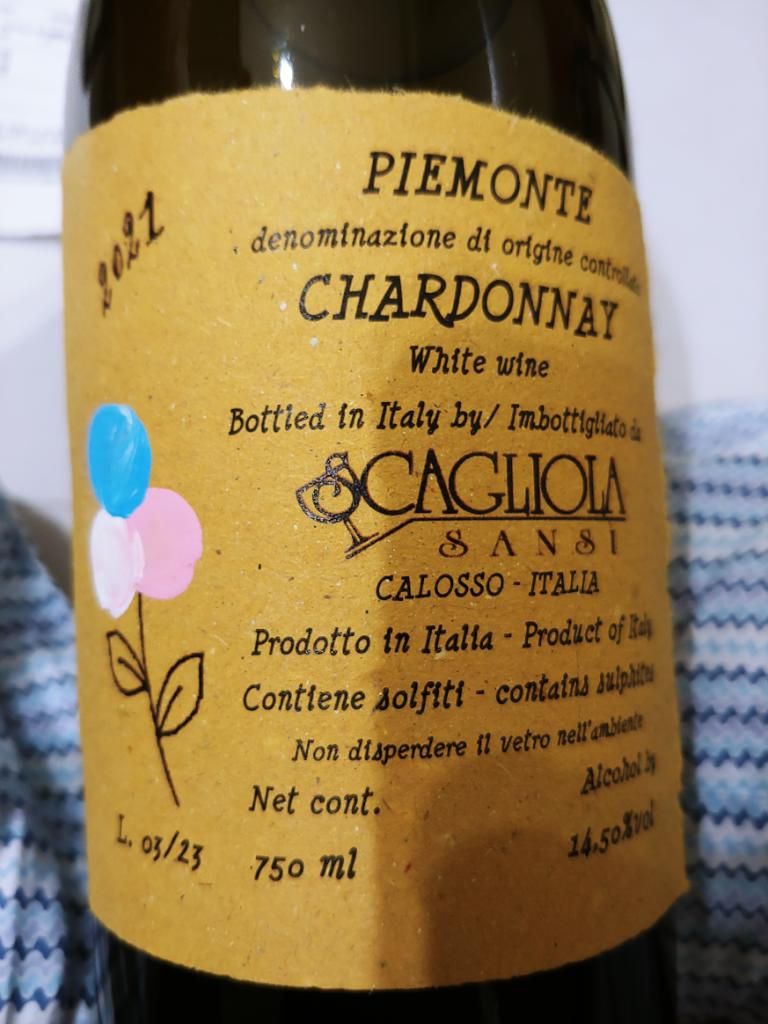2021 Scagliola Chardonnay Barrique, Italy, Piedmont, Piemonte DOC ...