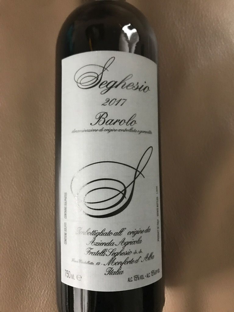 2017 Fratelli Seghesio Barolo, Italy, Piedmont, Langhe, Barolo ...