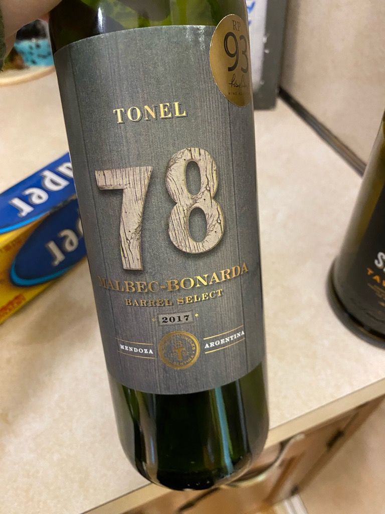 2017 Bodegas Los Toneles Tonel 78 Barrel Select, Argentina, Mendoza ...