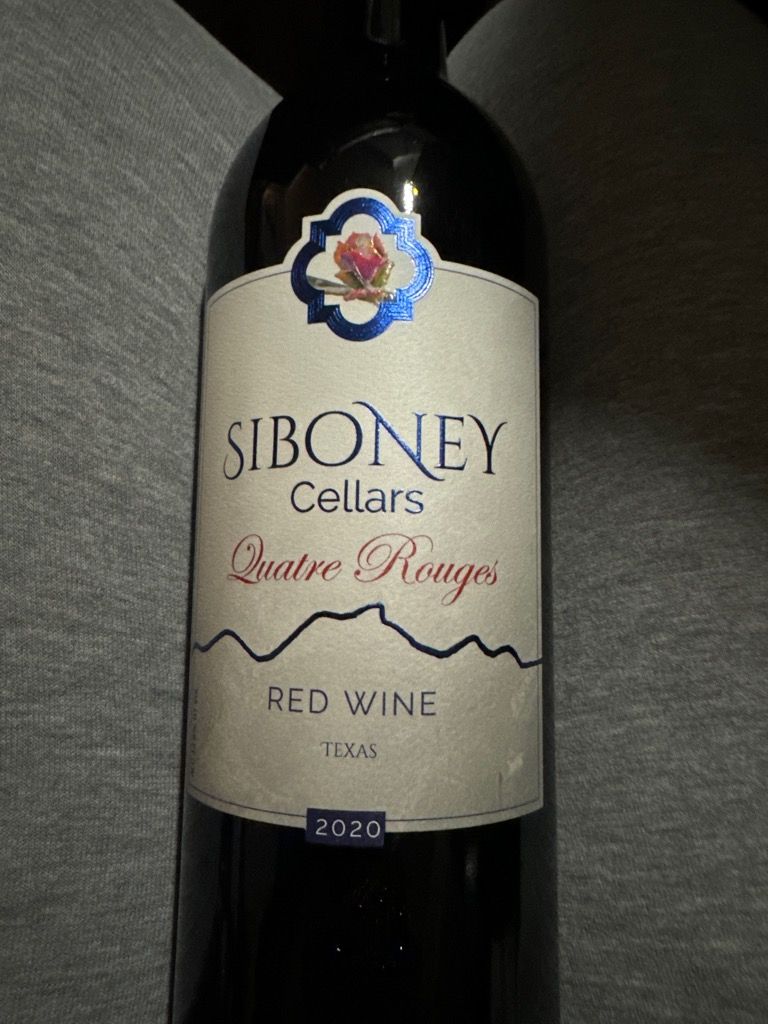 2020 Siboney Cellars Quatre Rouges, USA, Texas - CellarTracker