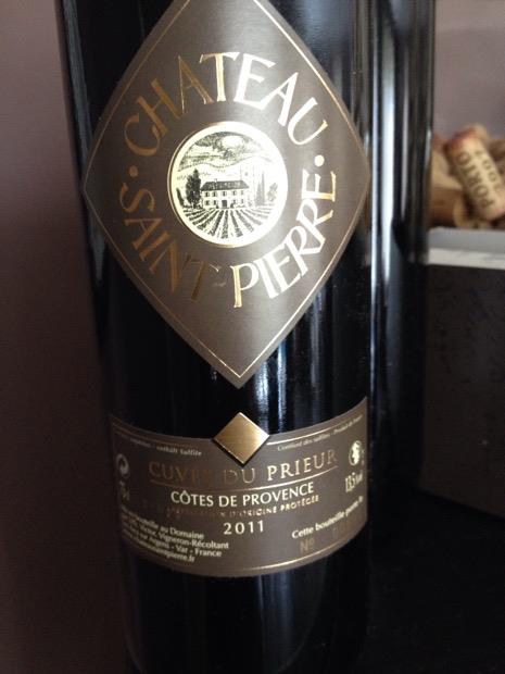 2011 Château Saint-Pierre Côtes de Provence Cuvée Prieure, France ...