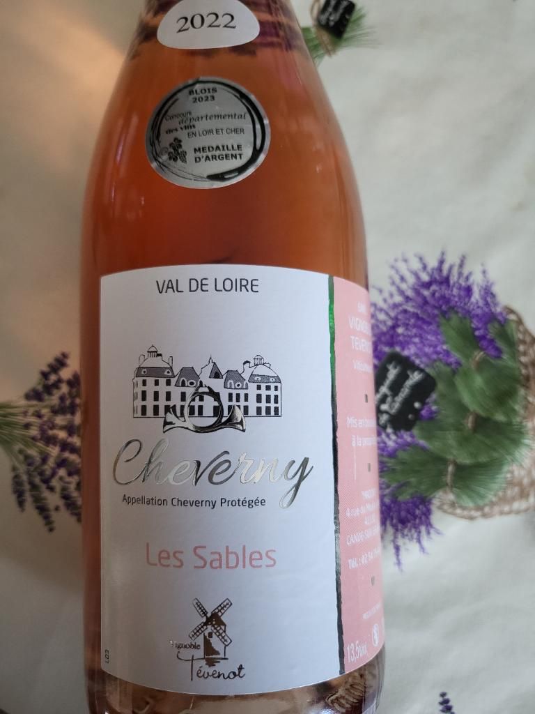 2022 Vignoble Tévenot Cheverny Les Sables, France, Loire Valley ...