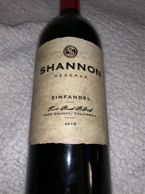 2013 Shannon Ridge Vineyard Zinfandel Reserve Two Bud Block, USA ...