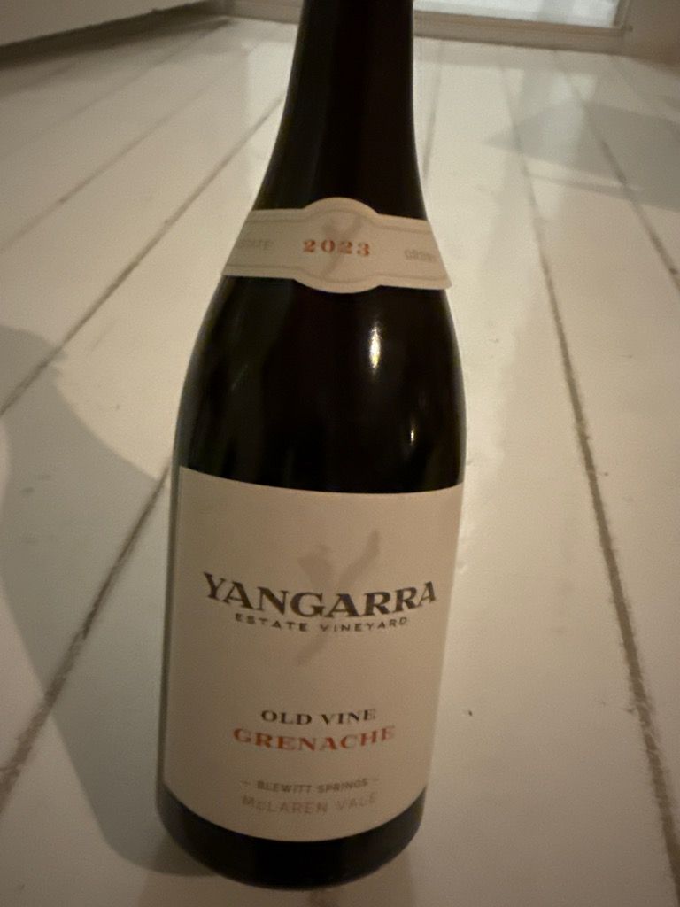 2023 Yangarra Estate Grenache Circle Range Blewitt Springs, Australia ...