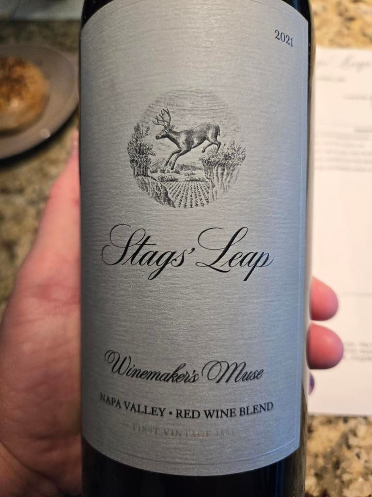 2021 Stags' Leap Winery Winemaker's Muse, USA, California, Napa Valley ...