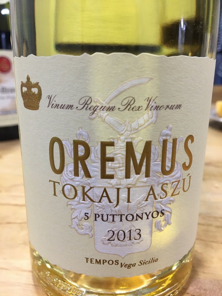 2013 Oremus Tokaji Aszú 5 Puttonyos, Hungary, Tokaji - CellarTracker