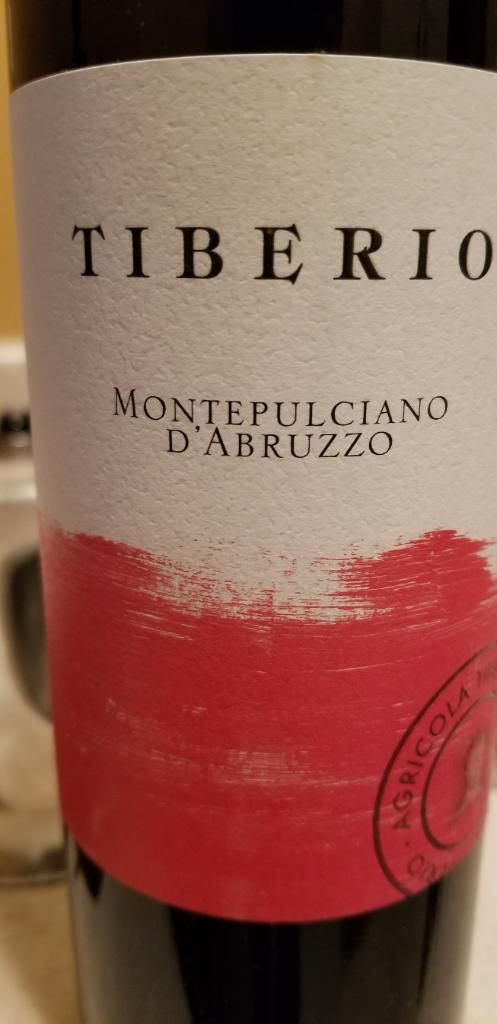 2018 Tiberio Montepulciano d'Abruzzo, Italy, Abruzzi, Montepulciano d ...