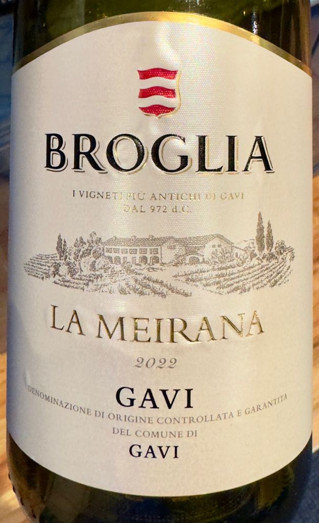 2022 Broglia Gavi di Gavi La Meirana, Italy, Piedmont, Gavi - CellarTracker