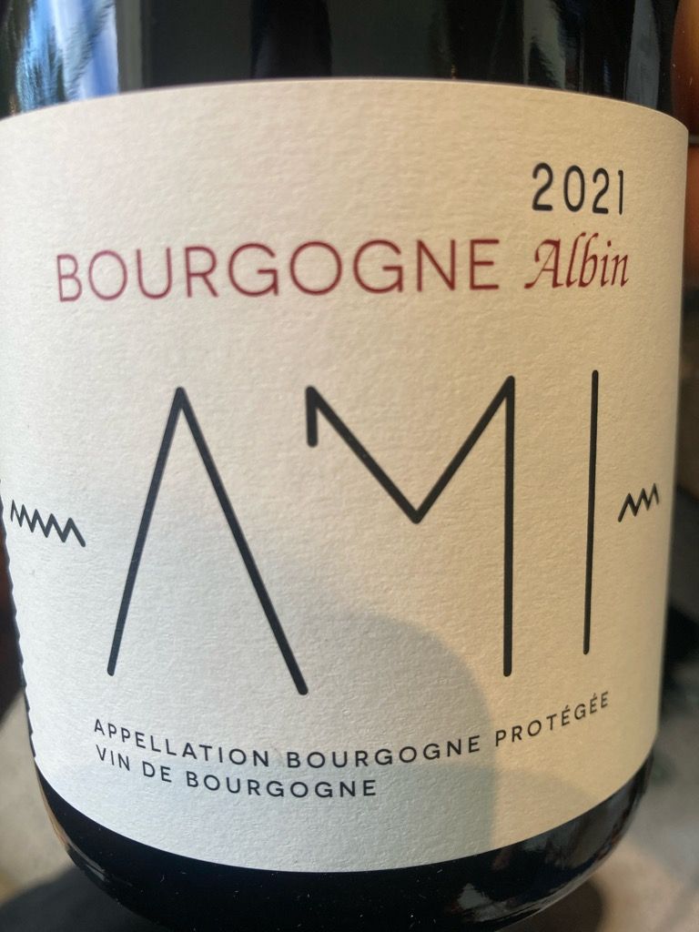 2021 Domaine AMI Bourgogne Albin, France, Burgundy, Bourgogne ...