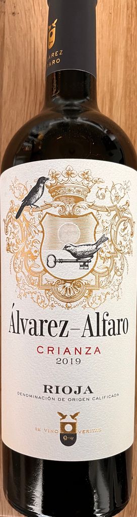 2019 Bodegas Alvarez Alfaro Rioja Crianza, Spain, La Rioja, Rioja ...