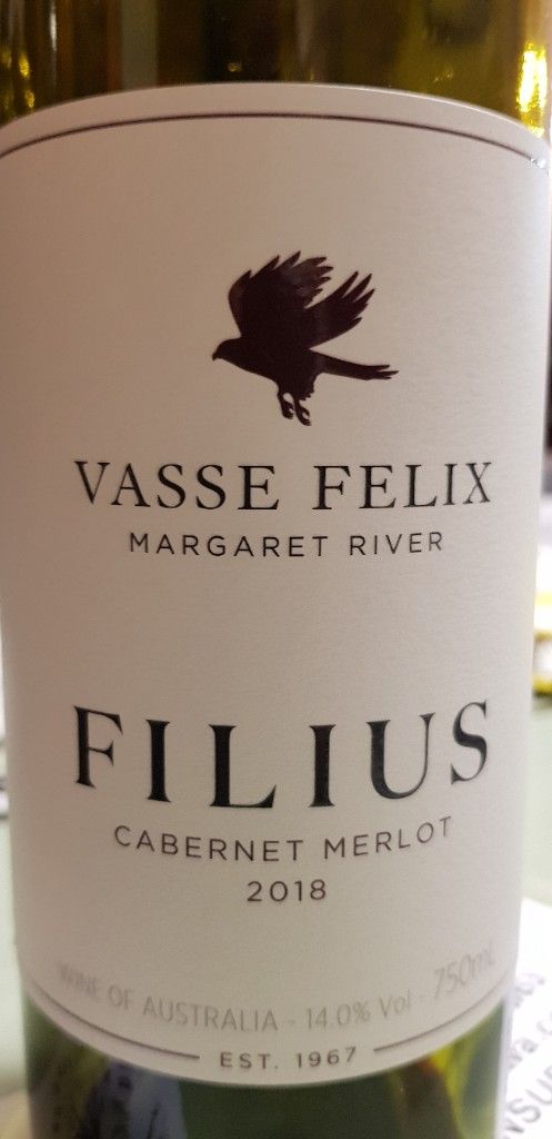 2018 Vasse Felix Cabernet Merlot Filius, Australia, Western Australia ...